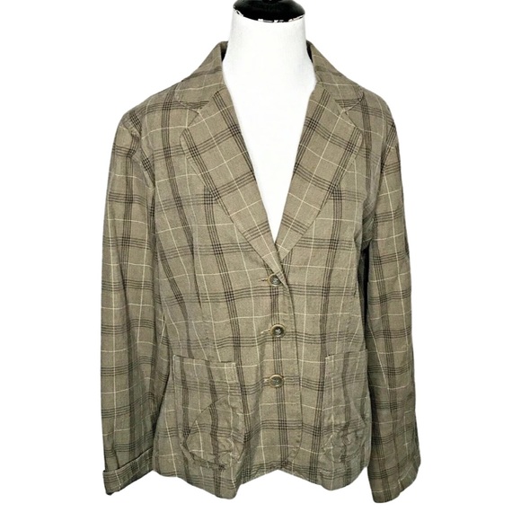 Talbots | Jackets & Coats | Talbots Plaid Blazer Jacket | Poshmark
